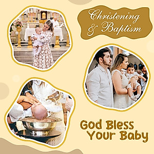 Booulfi Baby Sock Shoes White Newborn Booties Infant Baptism Shoes Socks for Baby Boy 3-6 Months Baptism Christening Easter Outfits for Boys Girl