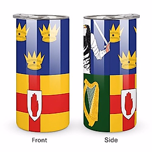 Four Provinces of Ireland Flag Funny Coffee Mug Stainless Steel Travel Insulated Tumbler Double Wall Water Cup 10 Oz