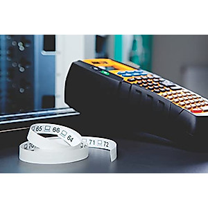 DYMO Rhino 5200 Industrial Portable Thermal Transfer Electronic Label Maker, Yellow - Label, Tape, Auto Power Off, Monochrome, LCD Display