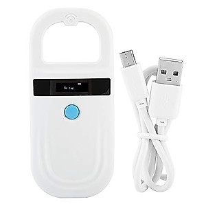 Pet Microchip Reader, ID Scanner Rechargeable Handheld Animal Chip Registration Pet Tag Scanner for Animal Pet Pig Dog Cat