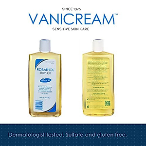Vanicream RoBathol Bath Oil - 16 fl oz - Fragrance-Free Formula to Help Leave Sensitive Skin Feeling Replenished