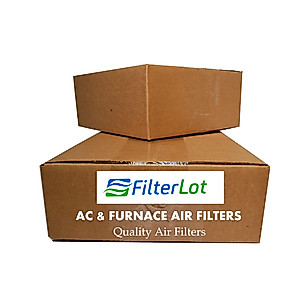 FilterLot 20x25x4 Air Filter MERV 8, Pleated HVAC AC Furnace Filters (3-Pack)
