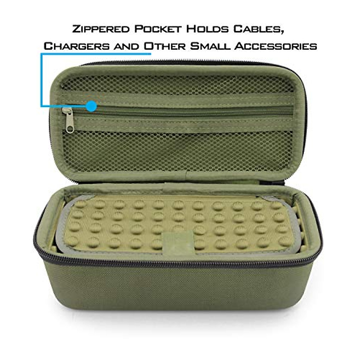 CASEMATIX CB Radio Case Compatible with Midland 2 Way Radio, Cobra Handheld CB Radios, Uniden Handheld CB Radio and More - Portable CB Radios Travel Case Only