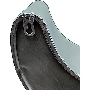 DRH - Metal Whale Tail Shelf - Nautical Standing Shelf Decor - Coastal Beach Themed Ornaments - Miniature Whale Tail Model Home Décor - Wall Hanging Shelf - Size: 17.3" x 5.2" x 24.3"