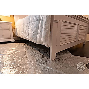 Genuine Metallic Silver On Off White Cowhide Rug 6 x 8 ft. 180 x 240 cm