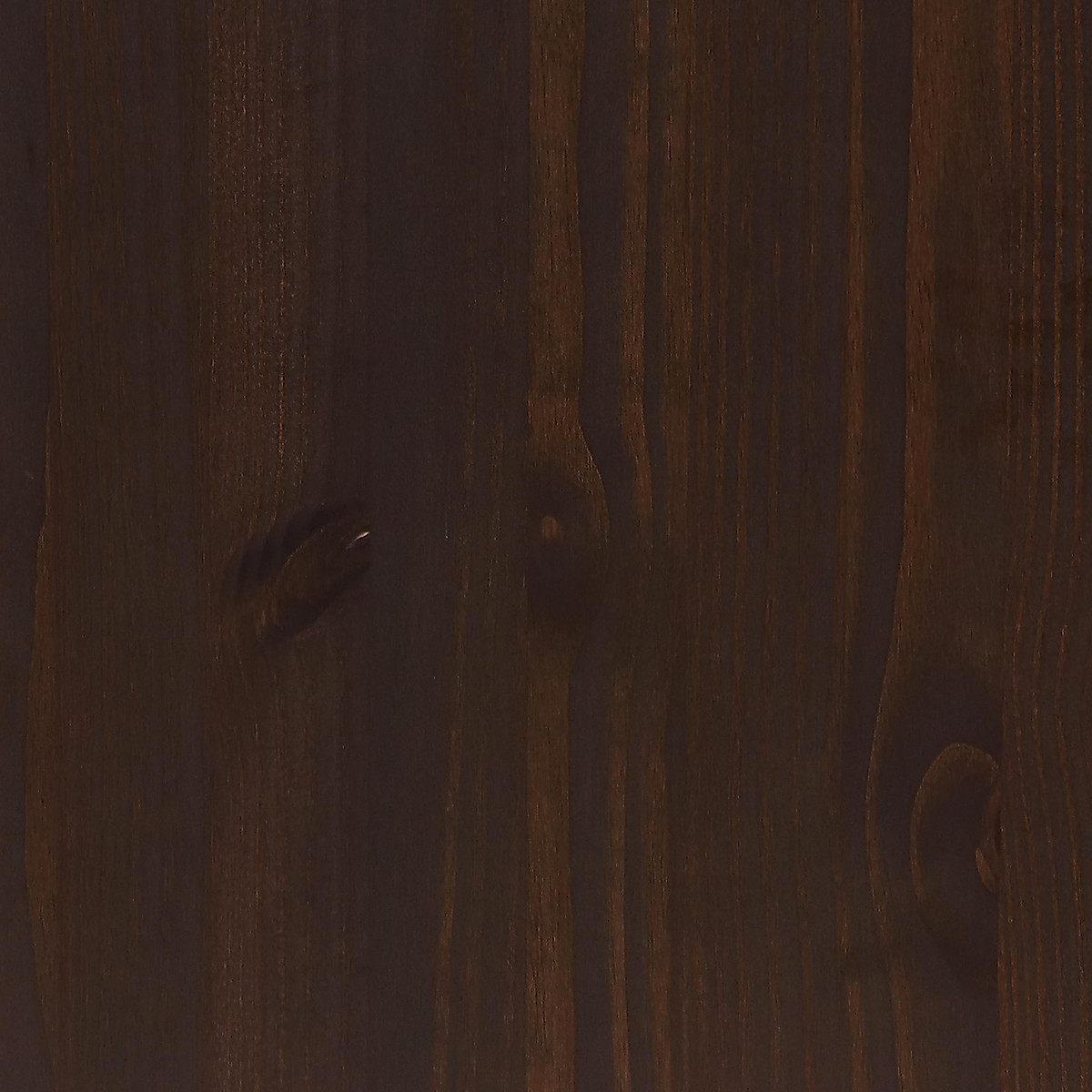 Sunnydaze Solid Pine Sideboard Cabinet with 3 Drawers and 3 Doors - Features Adjustable Inner Cabinet Shelf - Zinc Alloy Hardware - Dark Brown- 32-Inch