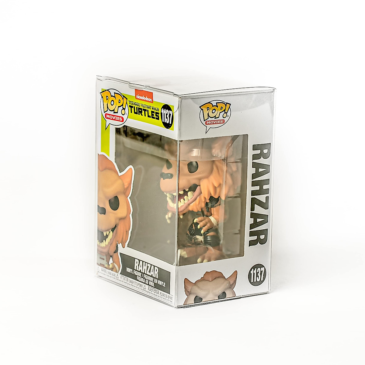 Retro As F Action Figure Protector Box (10 Pack) - UV Protective, Scratch Resistant Archival Quality Plastic Shield Display Case for Collectible Figure Storage…, Clear (RAF-TMNT-2003)