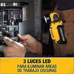 DEWALT 12V MAX LED Work Light, Hand Held (DCL510) , Yellow