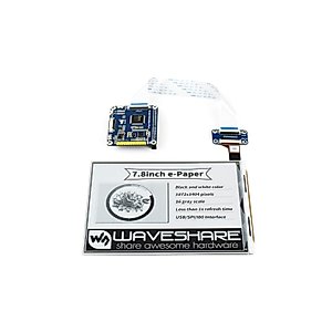 waveshare 7.8inch E-Ink Display HAT Compatible with Raspberry Pi4B/3B+/3B/2B/B+/A+/Zero/Zero W/WH/Zero 2W 1872×1404 Resolution IT8951 Controller USB/SPI/I80 Interface Supports Partial Refresh