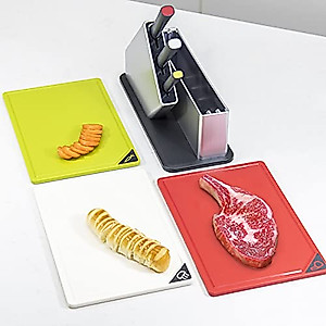 Pak Kitchen Knife Set, Kitchen Knives, Smart Cutting Board, Cuchillos de Cocina, Knives Set for Kitchen, Cutting Boards Set, Chopping Board, Knife and Cutting Board Set with Holder, Sharp Knife Set