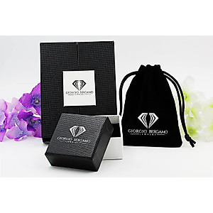 Giorgio Bergamo 925 Italian Sterling Silver 2.5mm Solid Franco Chain, Rhodium Plated Square Box Link Necklace, (20)