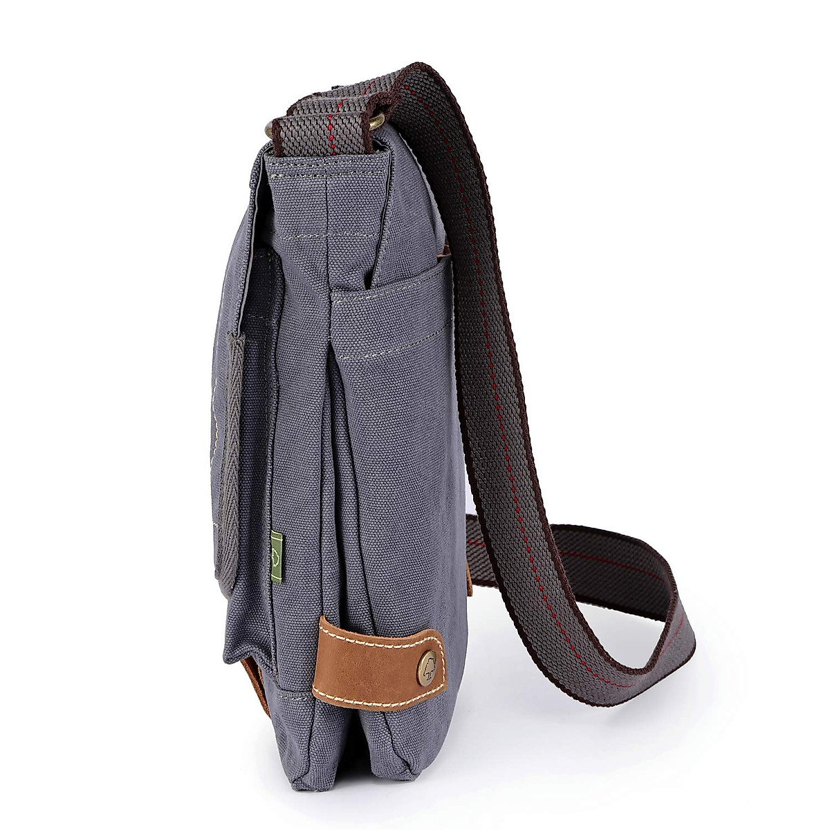 Atona Classic Flap Crossover Bag (Grey)