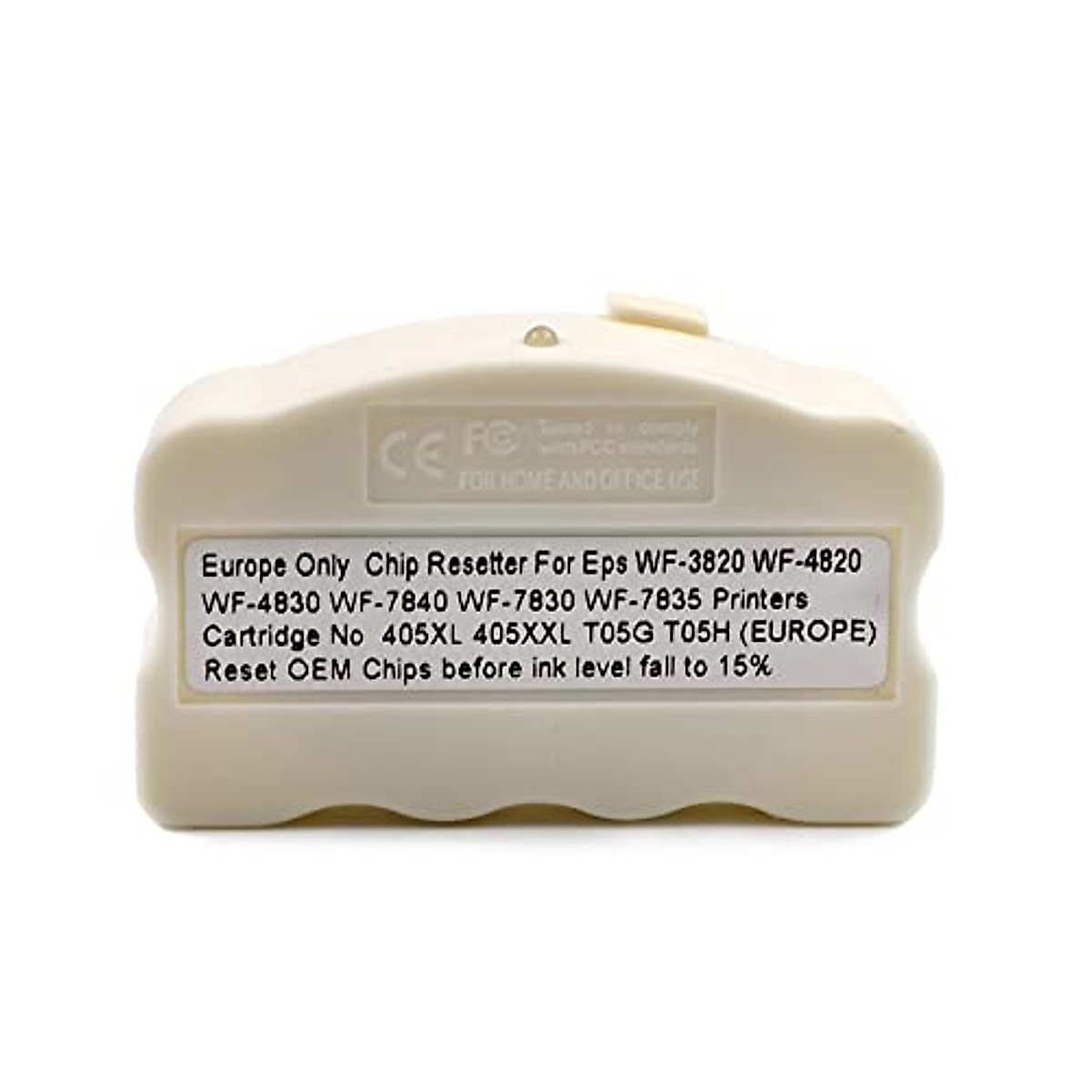 Europe 405 405XL Ink Cartridge Chip Resetter for Epson Workforce WF3820 WF4820 WF4830 WF7830 WF7835 WF7840 WF7310 WF4825 WF3825