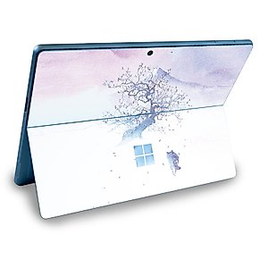 MightySkins Glossy Glitter Skin Compatible with Microsoft Surface Pro 9 (2022) - Long Way to Fuji | Protective, Durable High-Gloss Glitter Finish | Easy to Apply | Made in The USA