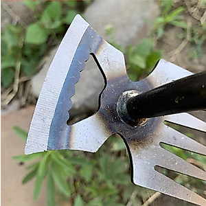 Roself Weed Puller Tool Garden Weed Pulling Tool,Durable Manganese Steel Hand Weeder Tool, Manual Multifunctional Weeders Gardening Tools for Yard and Garden (2Pcs)