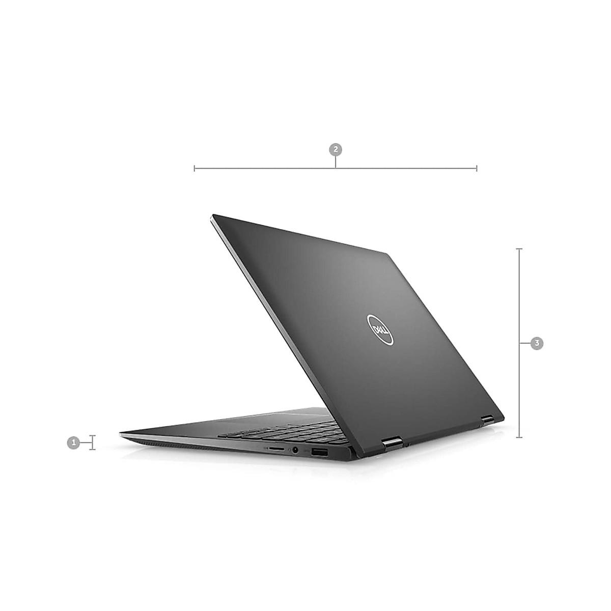 Dell Inspiron 7306 2-in-1 (2020) | 13.3" 4K Touch | Core i7-32GB SSD - 16GB RAM | 4 Cores @ 4.7 GHz - 11th Gen CPU Win 11 Home