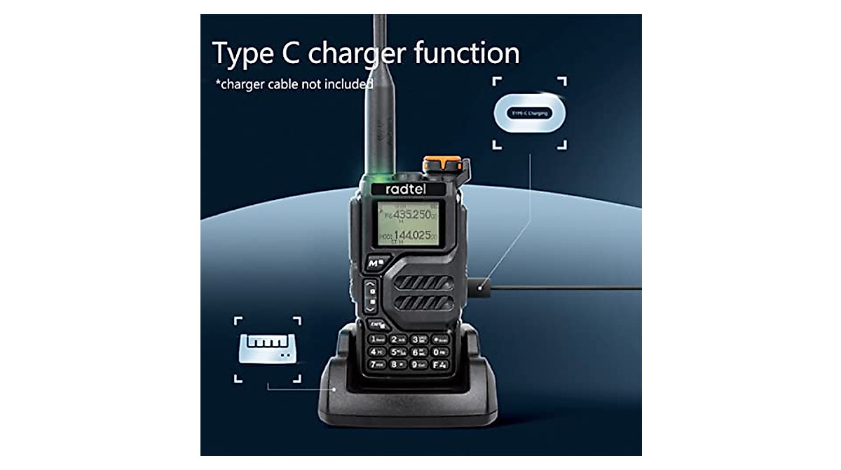 Radtel RT-590 Tri-Band Radio – Versatile 2-Way Radio with NOAA Alerts