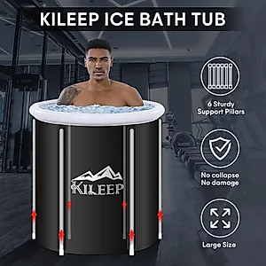 NAICID Ice Bath Tub, Cold Plunge Tub 120 Gallons, Portable Ice Baths at Home, Cold Water Pluge Tub, Ice Bath Tub for Athletes