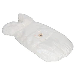 Cat Winter Coat, Pet Cold Weather Clothes with Fur Collar for Small Puppy Dog Clothes Cat Puppy Kitten Clothes M