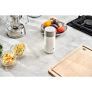 ZWILLING Thermo Tea & Fruit Infuser, 14.2 oz, Silver-White