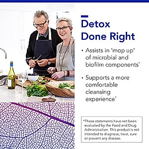 G.I. Detox+ Gentle Binder by Biocidin - GI Intestinal Cleanse with Silica, Apple Pectin, Humic Powder, Charcoal & Aloe - Assists in Toxin & Biofilm Removal - Vegan (60 Capsules)