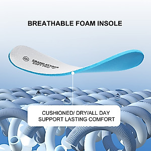 Grand Attack Walking Tennis Shoes for Women-Non Slip On Breathable Mesh Sneakers,Comfort&Lightweight Soft Sole,for Food Service Yoga,Driving, Travel Black Size 8.5