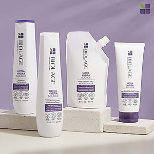 Biolage Ultra Hydra Source Leave-in Cream with Cupuacu Butter | Conditions & Softens Hair | For Very Dry Hair | Vegan | Silicone & Paraben Free | Cruelty Free | 6.7 Fl. Oz