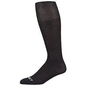 Pro Feet Polyester Multi-Sport Tube Socks, Black, Large