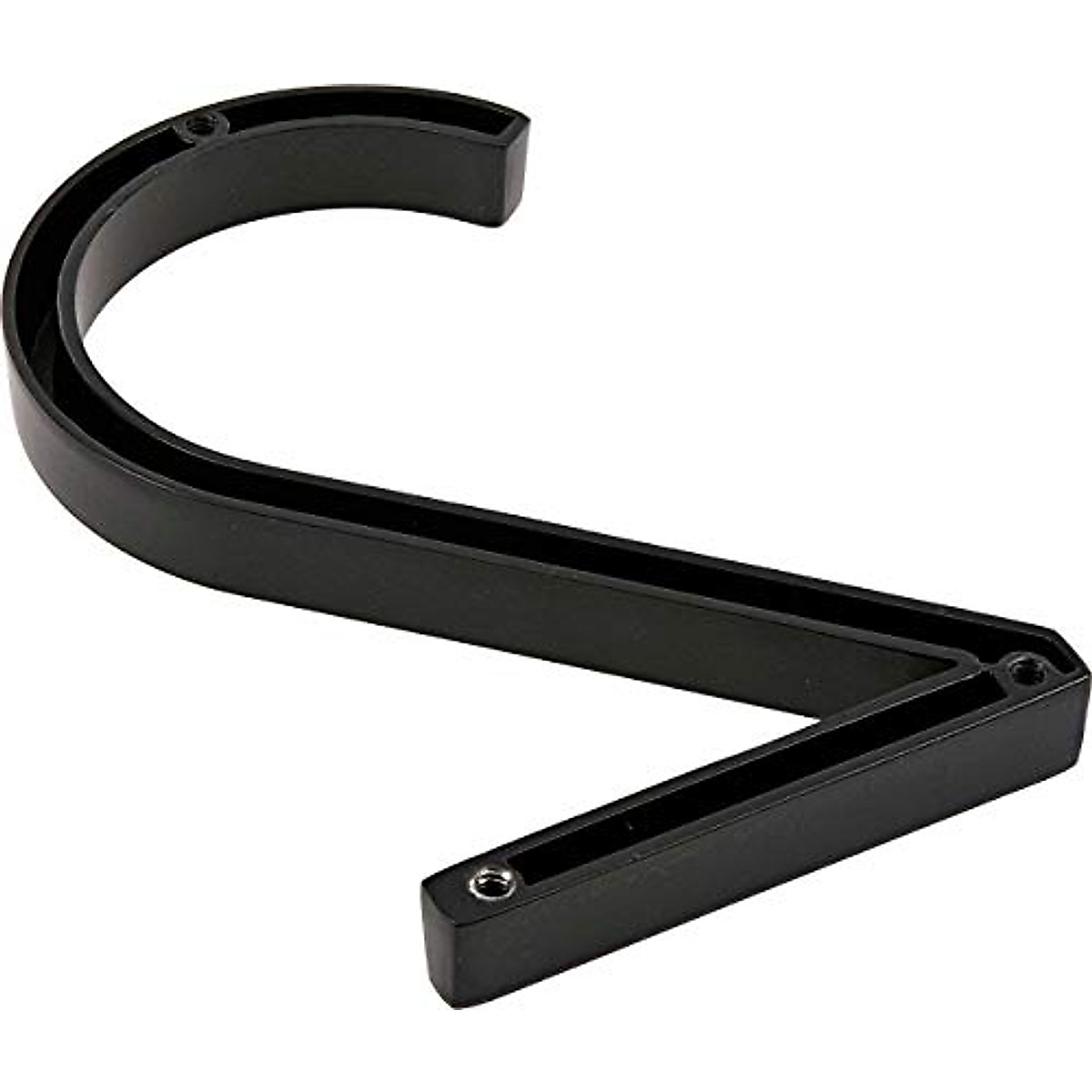 Distinctions 844712 Black Upgraded 5" Floating House Number 2