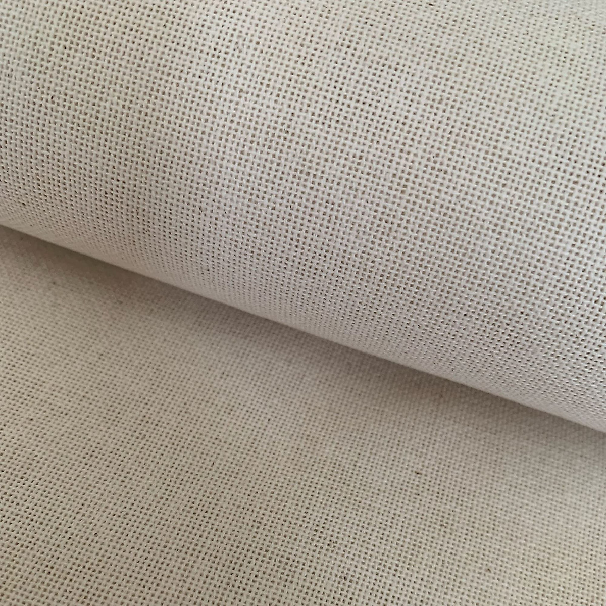 32 Count Evenweave Cloth Embroidery Cross Stitch Fabric, Natural Warm Color Ecru, W59 x L39