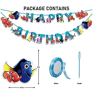 Seyal® Find Nemo Happy Birthday Banner