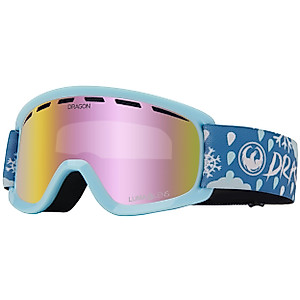 Dragon Kids Lil D Snow Sport Goggle - Snow Dance Frame | LL Pink Ion Lens