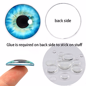 UND 100Pcs Googly Wiggle Eyes for DIY Self Adhesive Craft Sticker Wiggle Eyes for Children School Classroom Arts & Crafts Models 10mm