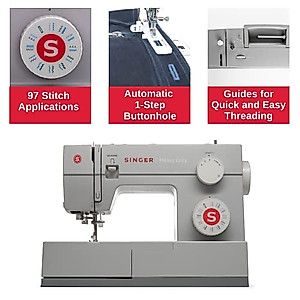 SINGER 44S with Kit Sewing Machine, Grey