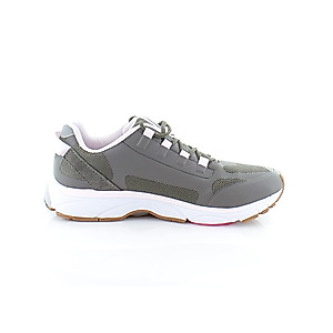 Vionic Women's Drift Edin Active Sneakers- Supportive Walking Shoes That Include Three-Zone Comfort with Orthotic Insole Arch Support, Medium and Wide Fit Stone 8 Medium US