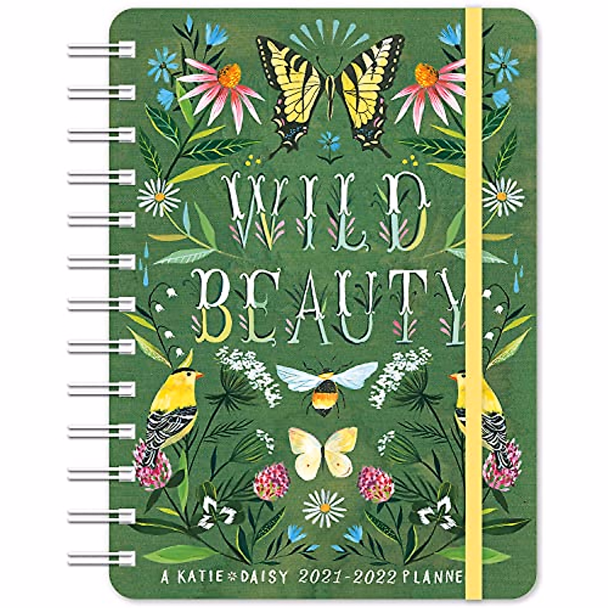 Katie Daisy 2022 Weekly Planner: On-the-Go 17-Month Calendar with Pocket (Aug 2021 - Dec 2022, 5" x 7" closed): Wild Beauty