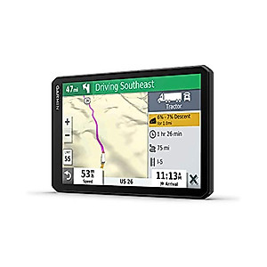 Garmin 010-02313-00 dezl OTR700, 7-inch GPS Truck Navigator, Easy-to-read Touchscreen Display, Custom Truck Routing and Load-to-dock Guidance