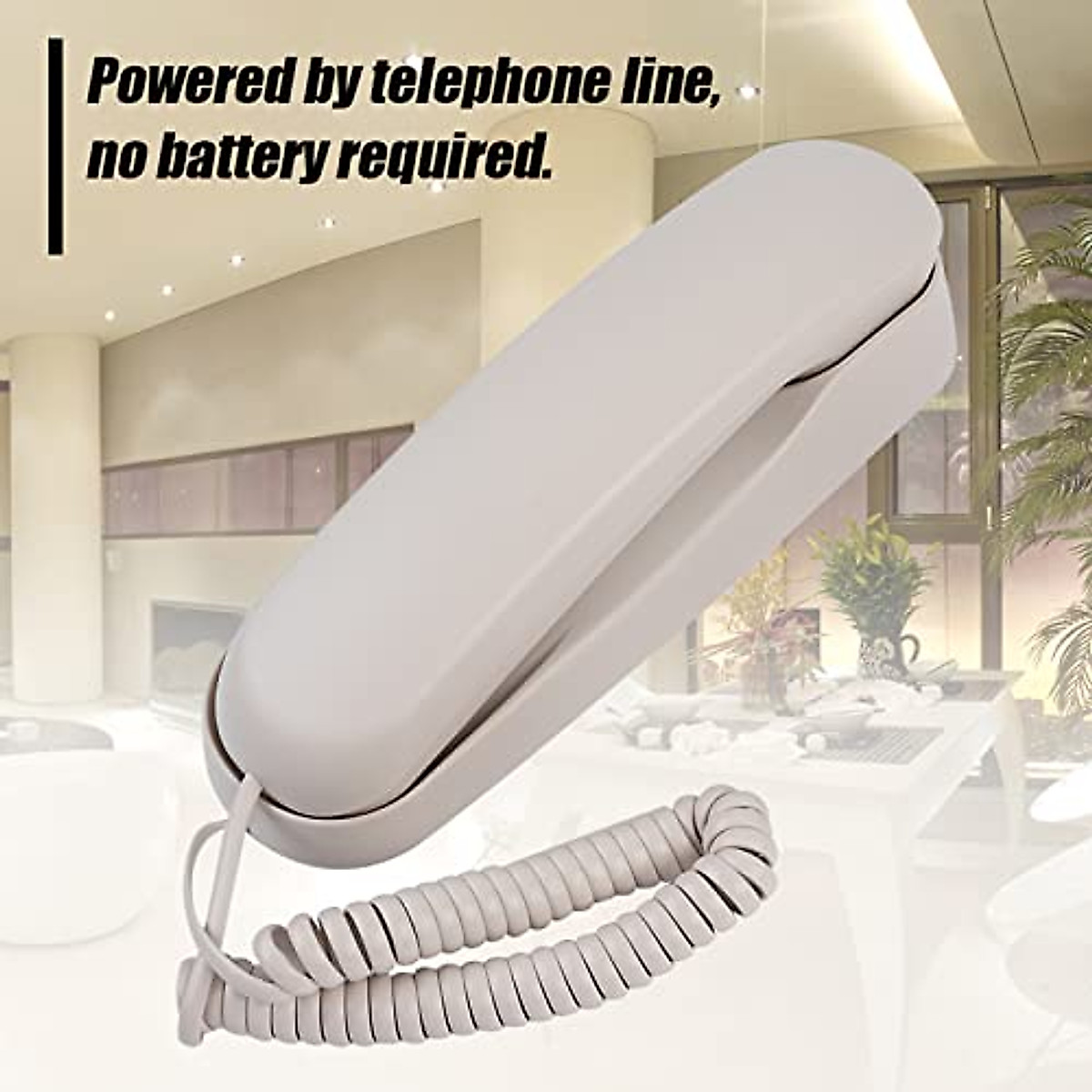 Waterproof Hotel Business Telephone Extension No Caller ID for Hotel Family Bathroom