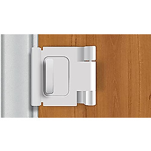 The Door Guardian - Door Lock for Out-Swinging Doors, Home Security Latch Device, Childproof, Easy to Install (White)