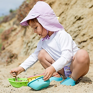 i Play Girls Reusable Absorbent Baby Swim Diapers Violet Rainbows 18 Months