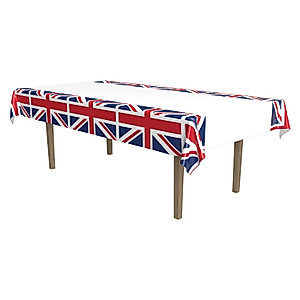 Britain United Kingdom Party Decorations 30 Piece Bundle Table Cover Banner Door Cover Photo Fun Signs Dangling whirls