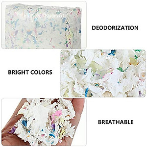 balacoo 450G Hamster Cage Bedding Liner Guinea Pig Cage Litter Box Liners Small Animal Paper Bedding Bunny Bedding Odor Control for Small Pet