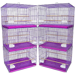 YML Small Breeding Cages, Purple, 34-1/2 x 81-1/2", Lot of 6