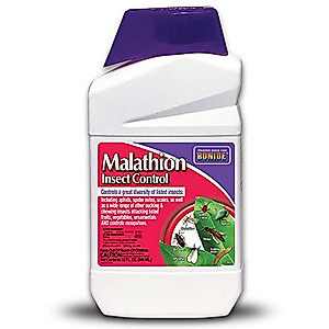 Bonide Malathion Insect Control, 32 oz Ready-to-Mix Concentrate Bug & Spider Mite Killer for Outdoor Garden Use