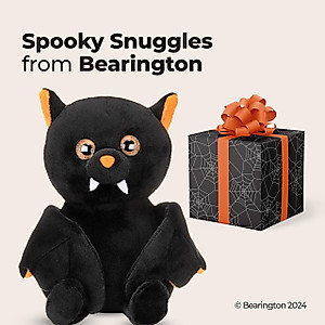 Bearington Collection Echo Halloween Plush, 7.5 Inch Bat Stuffed Animal