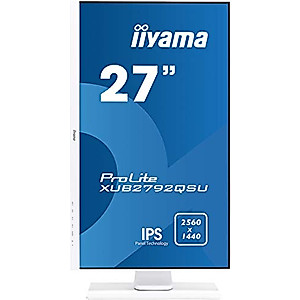 iiyama ProLite XUB2792QSU-W1 68.6 cm (27") LED LCD Monitor - 16:9-5 ms - 2560 x 1440