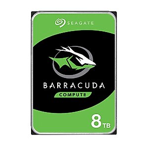 Seagate BarraCuda Internal Hard Drive 8TB SATA 6Gb/s 256MB Cache 3.5-Inch (ST8000DM004),Mechanical Hard Disk