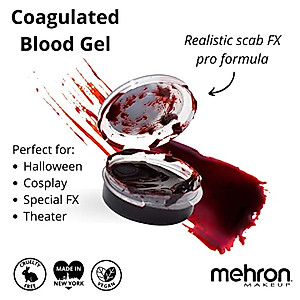 Mehron Makeup Coagulated Blood | Fake Blood Makeup | SFX Makeup for Halloween | 0.5 oz (14 g)
