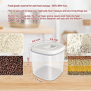 TBMax Rice Container 5 Lbs + Airtight Food Storage Container 10Lbs