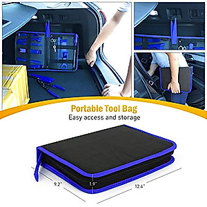 GOOACC - GRC-49 19Pcs Trim Removal Tool Set & Clip Plier Upholstery Remover Nylon Car Panel Removal Set with Portable Storage Bag